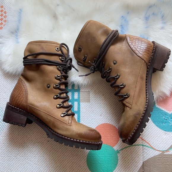 Vintage Foundry | Shoes | Vintage Foundry Milan Faux Fur Leather Boots ...